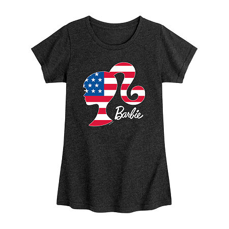 Click here for Americana Little & Big Kid Girls Crew Neck Short S... prices