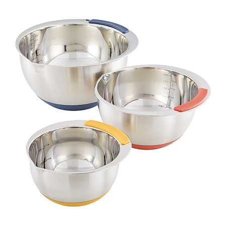 Click here for Ayesha Curry Stainless Steel 3-pc. Mixing Bowl Set... prices