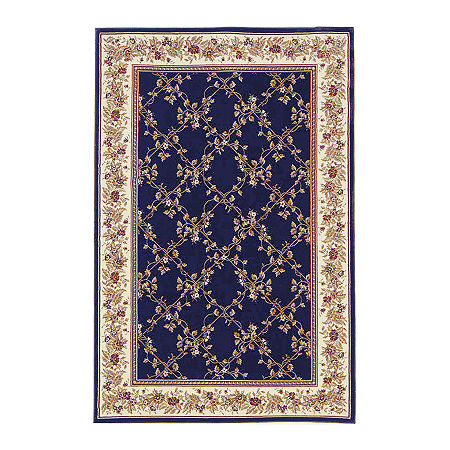 Closeout! Km Home Navelli Blue 55 x 83 Area Rug - Blue