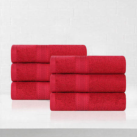 Click here for SUPERIOR Eco-Friendly Cotton 6pc Hand Towel 6-pc.... prices