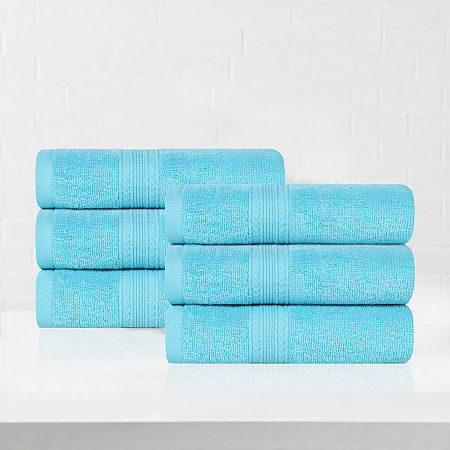 Click here for SUPERIOR Eco-Friendly Cotton 6pc Hand Towel 6-pc.... prices