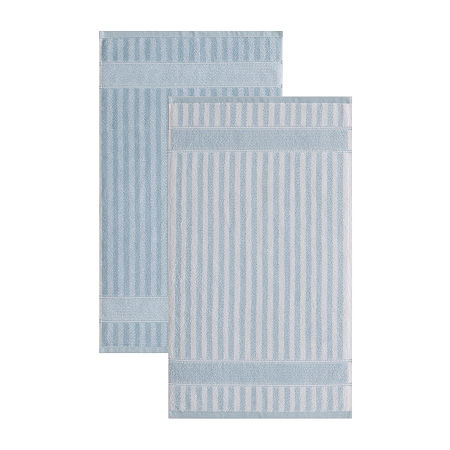 Click here for Laura Ashley 2-pc. Hand Towel  One Size  Blue prices