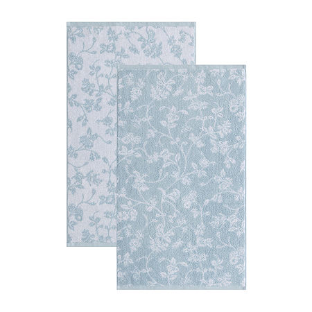 Click here for Laura Ashley 2-pc. Hand Towel  One Size  Blue prices