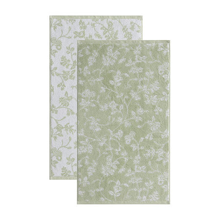Click here for Laura Ashley 2-pc. Hand Towel  One Size  Green prices