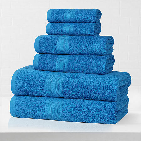 Click here for SUPERIOR Eco-Friendly Cotton 6pc Towel Set 6-pc. Q... prices