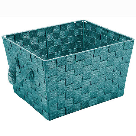 Click here for Simplify Small Woven Strap Bin  One Size  Blue prices
