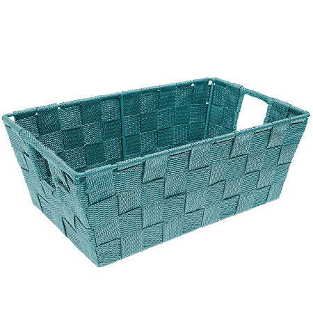 Click here for Simplify Small Woven Strap Bin  One Size  Blue prices