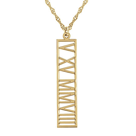 Click here for Personalized Roman Numeral Date Pendant Necklace... prices