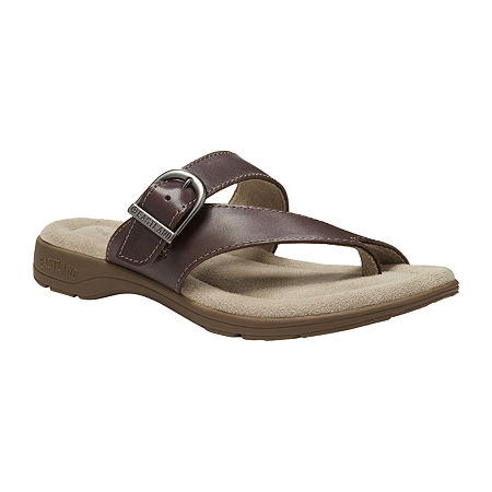 Click here for Eastland Womens Tahiti Strap Sandals  8 Medium  Br... prices