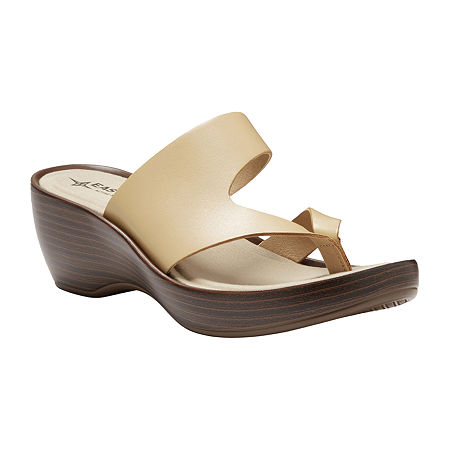 Click here for Eastland Womens Wedge Sandals  7 Medium  Brown prices