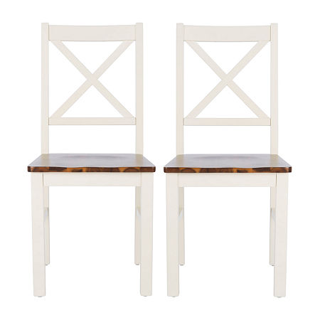 Akash Dining Chair  Set of 2 - White