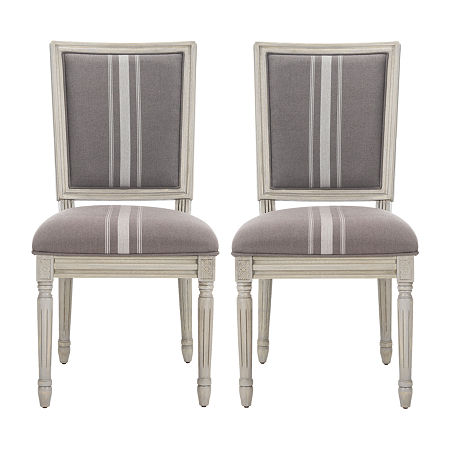 Click here for Buchanan Linen Upholstered Side Chair  One Size  G... prices