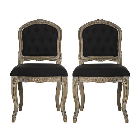 Click here for Eloise Upholstered Dining Chair  One Size  Black prices