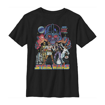 Click here for Little & Big Kid Boys Crew Neck Short Sleeve Slim... prices