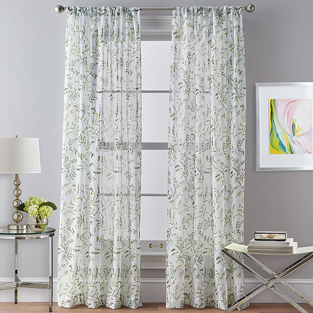 Click here for Santa Barbara Print Rod Pocket Panel Curtain prices