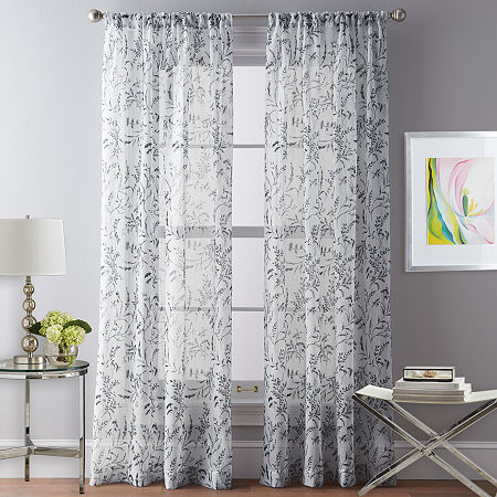 Click here for Santa Barbara Print Rod Pocket Panel Curtain prices
