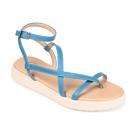 Click here for Journee Collection Womens Jeselia Sandals - Blue prices