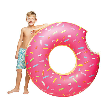 Click here for Big Mouth Giant Pink Frosted Donut Pool Float  One... prices