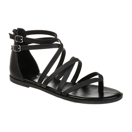 Click here for Journee Collection Womens Zailie Criss Cross Strap... prices