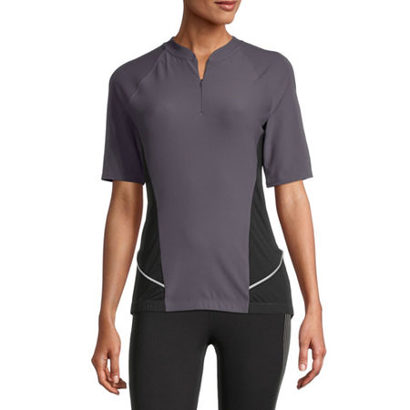 Click here for Xersion Womens Mock Neck Short Sleeve Jersey  Medi... prices