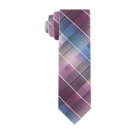 Click here for Van Heusen Shaded Plaid Tie  One Size  Pink prices