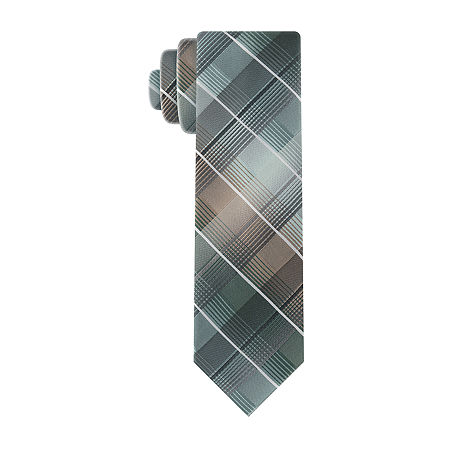 Click here for Van Heusen Shaded Plaid Tie  One Size  Green prices