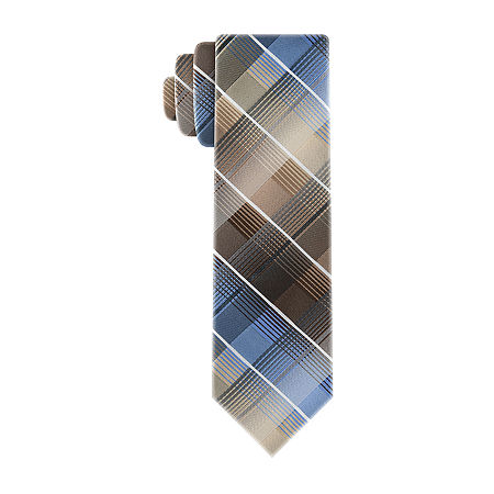 Click here for Van Heusen Extra Long Plaid Tie  One Size  Beige prices