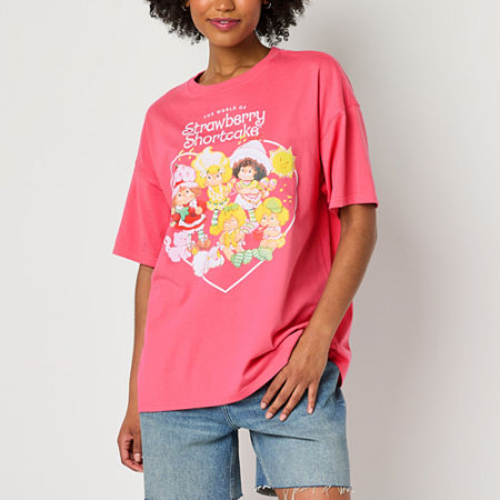 Click here for Strawberry Shortcake Womens Juniors Crew Neck Shor... prices