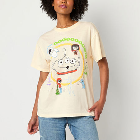 Click here for Pixar Main Character Energy Boyfriend Tee Womens J... prices