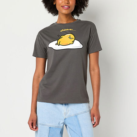 Click here for Gudetama Lazy Egg Boyfriend Tee Womens Crew Neck S... prices