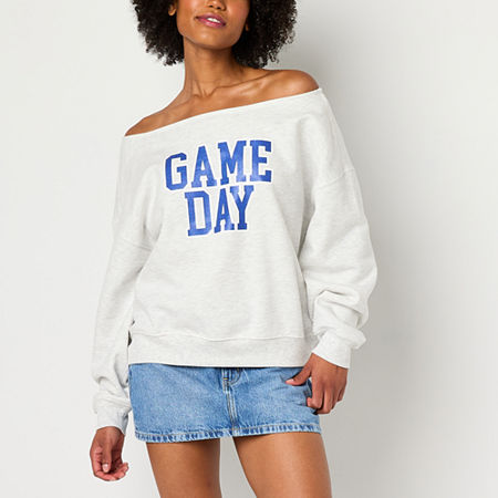 Click here for Off Shoulder Gameday Fleece Womens Straight Neck L... prices