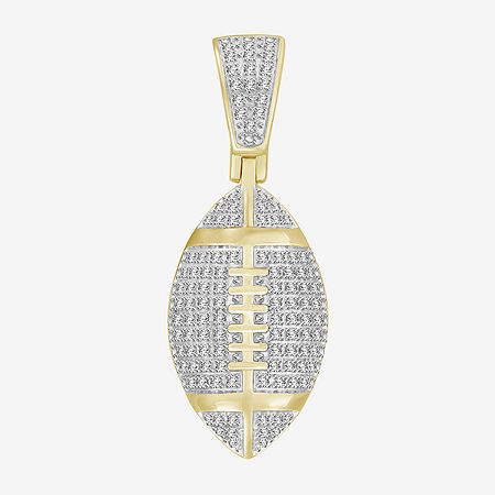 Click here for Football Mens 1/4 CT. T.W. Natural White Diamond 1... prices