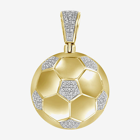 Click here for Soccer Ball Mens 1/4 CT. T.W. Natural White Diamon... prices