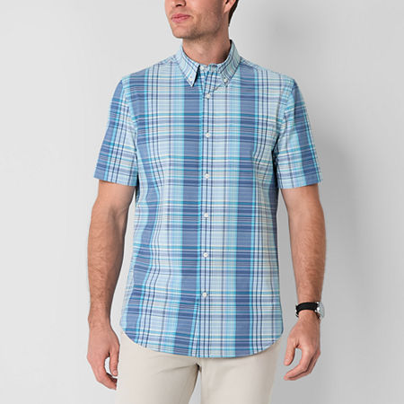 Click here for St. Johns Bay Performance Mens Short Sleeve Slim F... prices