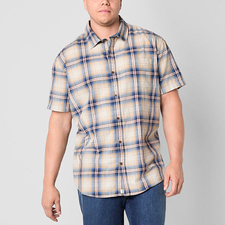 Click here for mutual weave Mens Short Sleeve Regular Fit Big and... prices