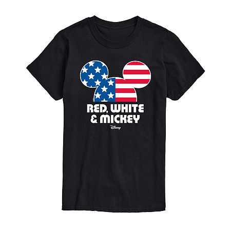 Click here for Mens Crew Neck Short Sleeve Classic Fit Mickey Mou... prices