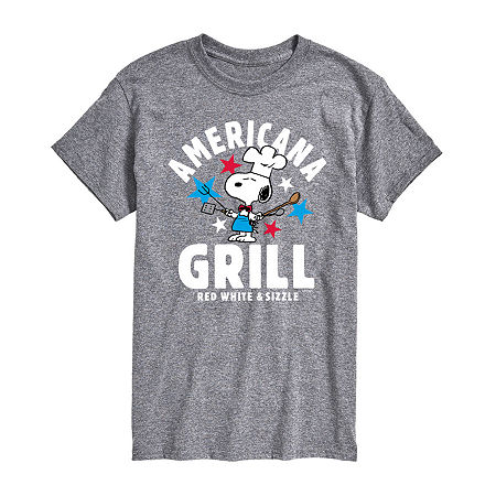 Click here for Mens Crew Neck Short Sleeve Classic Fit Peanuts Sn... prices