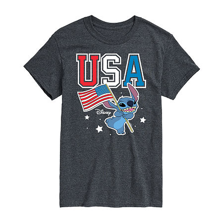 Click here for Mens Crew Neck Short Sleeve Classic Fit Lilo & Sti... prices