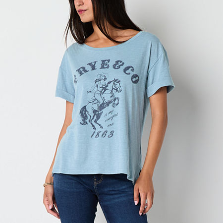 Click here for Frye and Co. Womens Crew Neck Short Sleeve Regular... prices