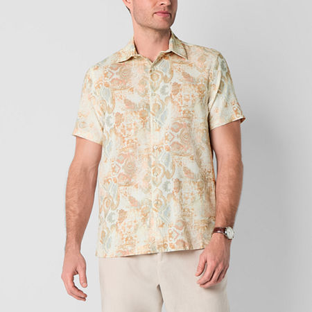 Click here for Stafford Mens Short Sleeve Regular Fit Button-Down... prices