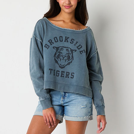 Click here for Arizona Off The Shoulder Womens Crew Neck Long Sle... prices