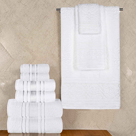 Click here for SUPERIOR Sadie Zero Twist Jacquard Solid Cotton 9-... prices