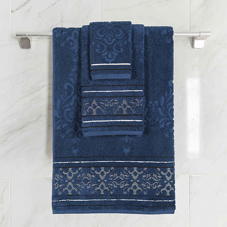 Click here for SUPERIOR Sadie Zero Twist Jacquard Cotton 3pc Towe... prices