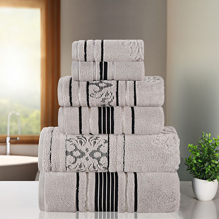 Click here for SUPERIOR Sadie Zero Twist Jacquard Solid Cotton 6-... prices