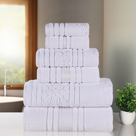 Click here for SUPERIOR Sadie Zero Twist Jacquard Solid Cotton 6-... prices