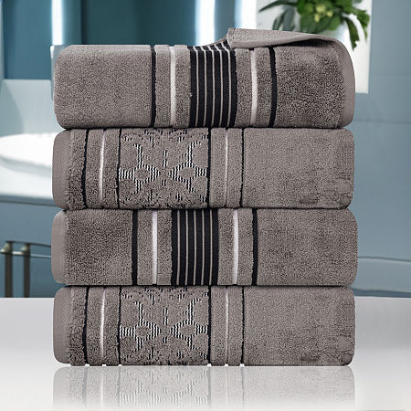Click here for SUPERIOR Sadie Zero Twist Jacquard Solid Cotton 4p... prices