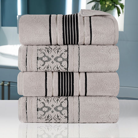 Click here for SUPERIOR Sadie Zero Twist Jacquard Solid Cotton 4p... prices