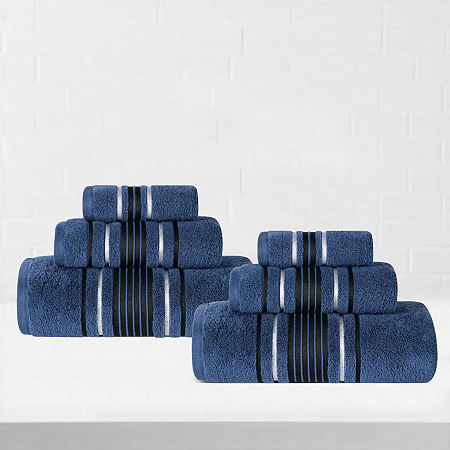 Click here for SUPERIOR Sadie Zero Twist Solid Cotton 6pc Towel S... prices