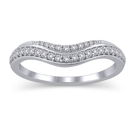 Click here for Womens 1/5 CT. Natural White Diamond 10K White Gol... prices