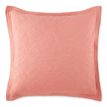 Click here for Home Expressions Harper Euro Sham  One Size  Pink prices